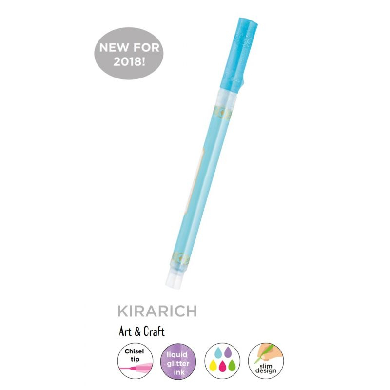 Text Marker - Signir Zebra Kirarich Plavi Sa Sjajem - Gliterom 41592 4901681415922