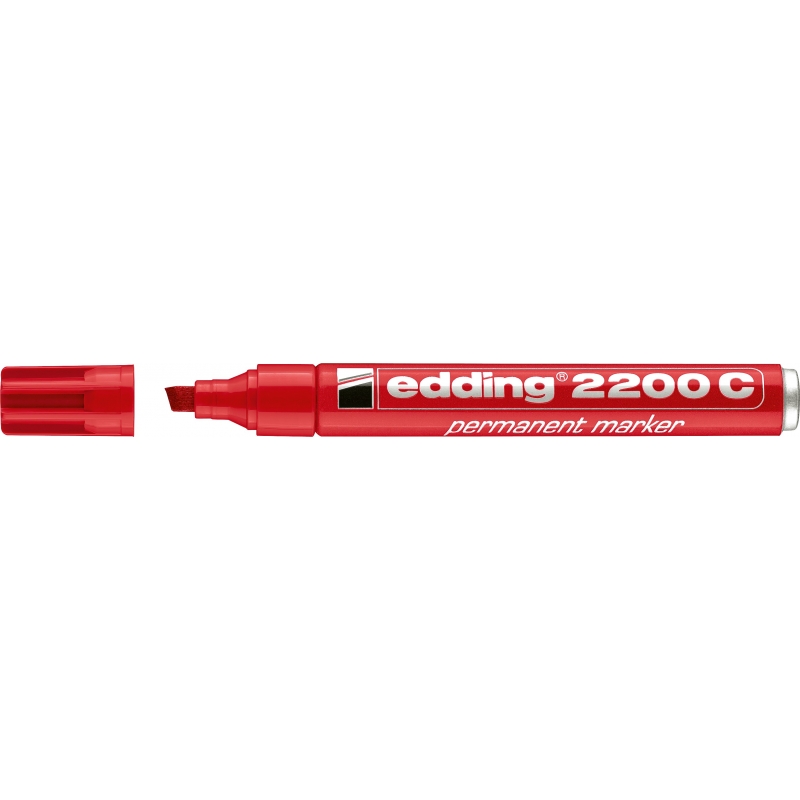 Permanent Marker Edding E-2200 C 1-5mm Edding Crvena