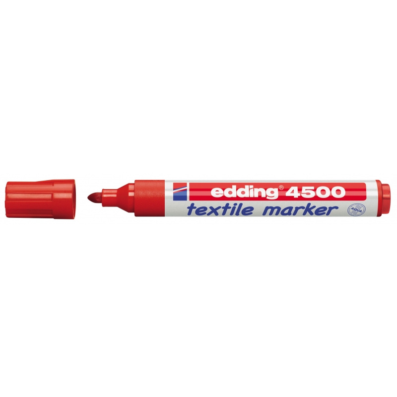 Vodootporni Marker T-SHIRT E-4500 2-3mm Edding Crvena