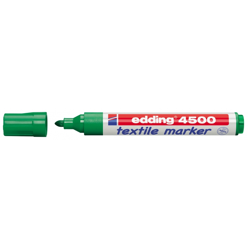 Vodootporni Marker T-SHIRT E-4500 2-3mm Edding Zelena
