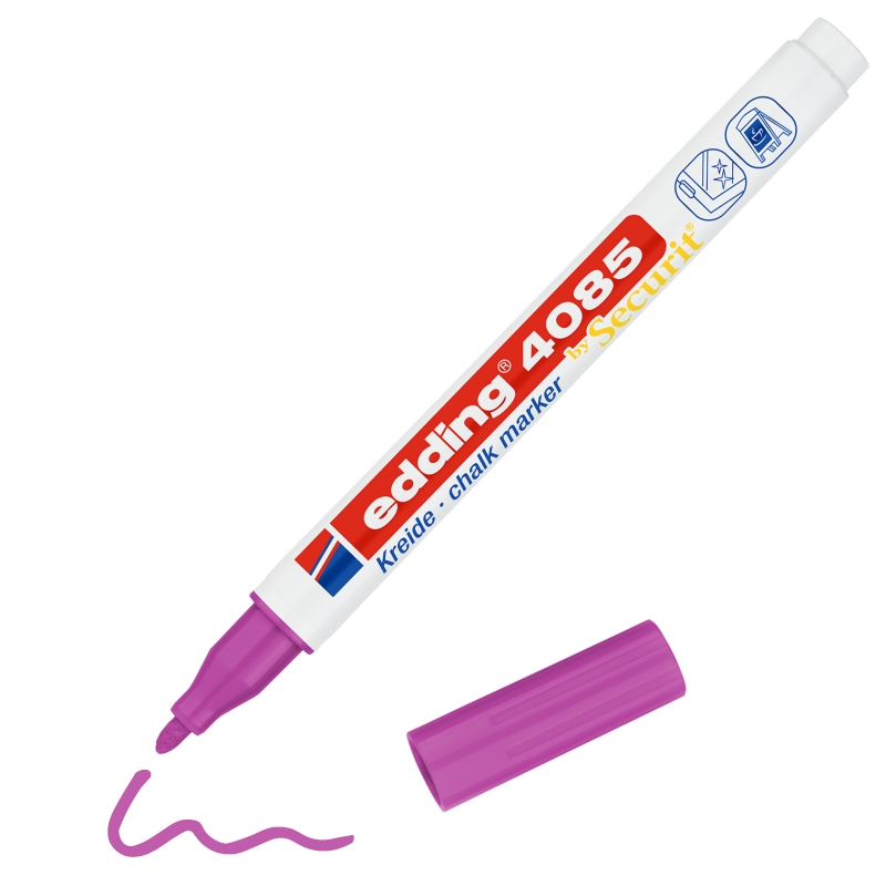 Marker Za Staklo CHALK MARKER E-4085 1-2mm Standard Edding Roze
