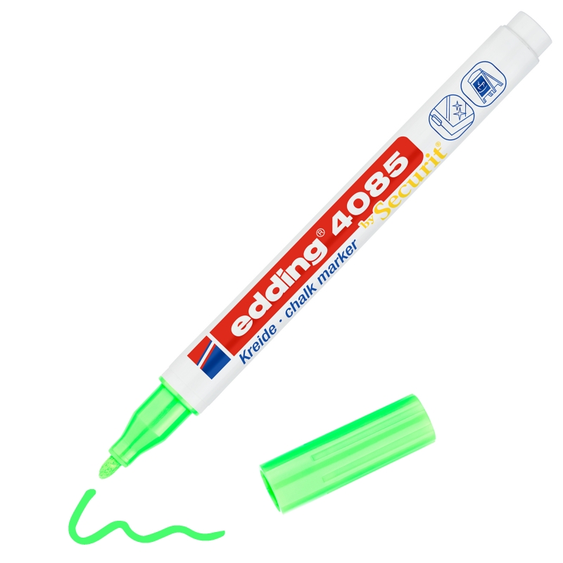 Marker Za Staklo CHALK MARKER E-4085 1-2mm Neon Edding Zelena