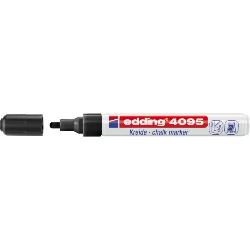 Marker Za Staklo CHALK MARKER E-4095 2-3mm Edding Crna