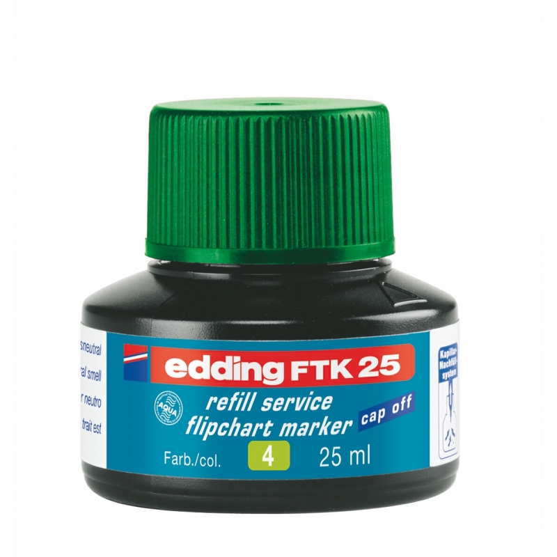Refil Za Flipchart Markere E-FTK 25, 25ml Edding Zelena