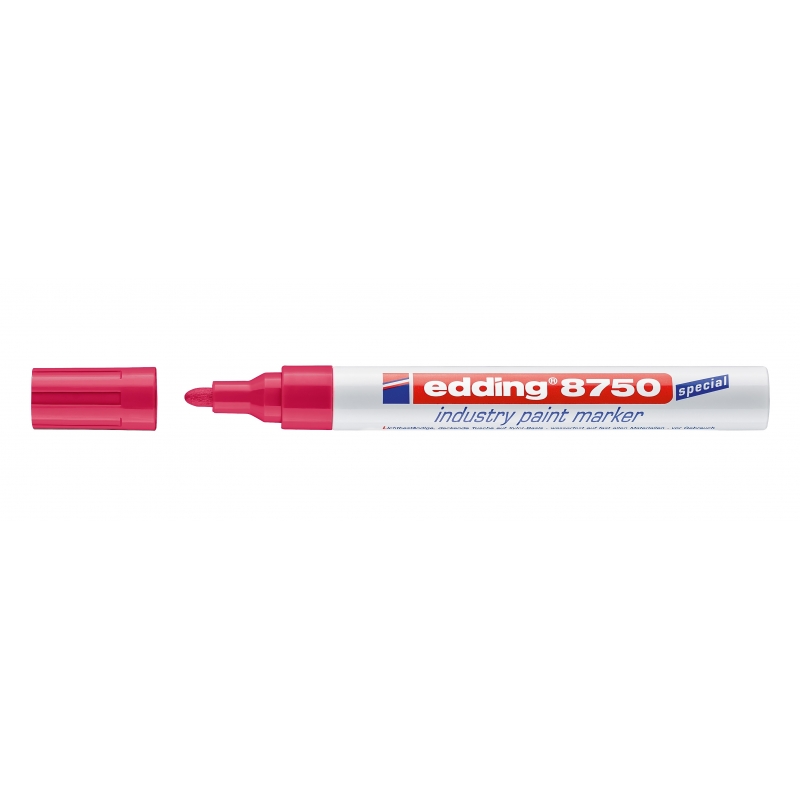 Industrijski Paint Marker E-8750 2-4mm Edding Crvena