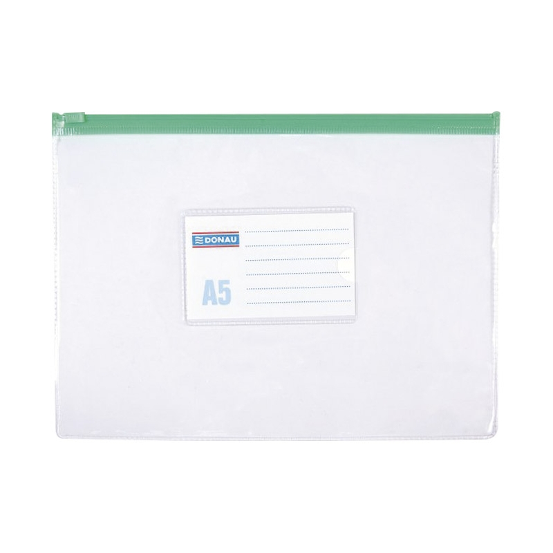 Fascikla Zip A5 Pvc Donau 1797001PL-00 Providna