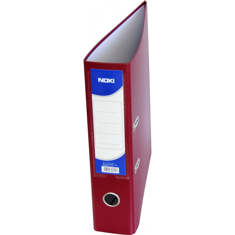 Registrator PVC Normal 70mm, Sa Ojačanjem, A4 Noki Bordo