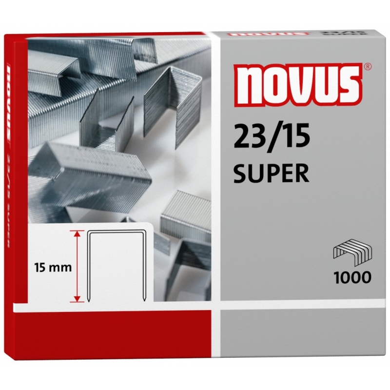 Klamerice Novus 23/15 Super, 1/1000, 120 Listova Novus