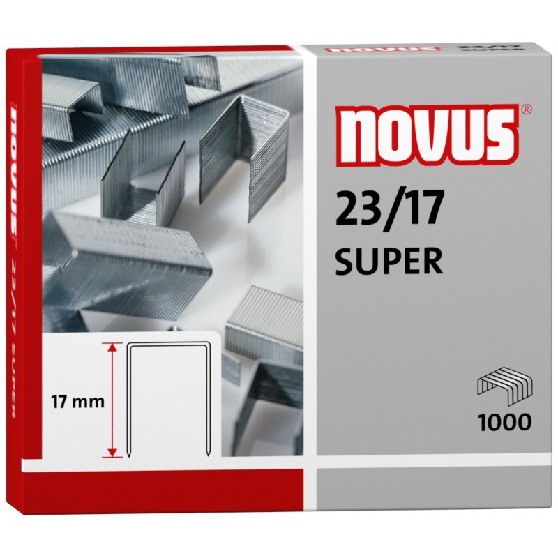 Klamerice Novus 23/17 Super, 1/1000, 140 Listova Novus