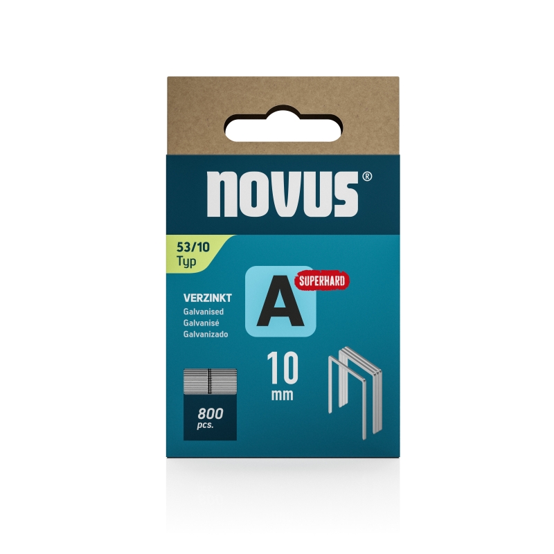 Klamerice Novus 53/10 Čelične Tip A, 1/1000 Novus