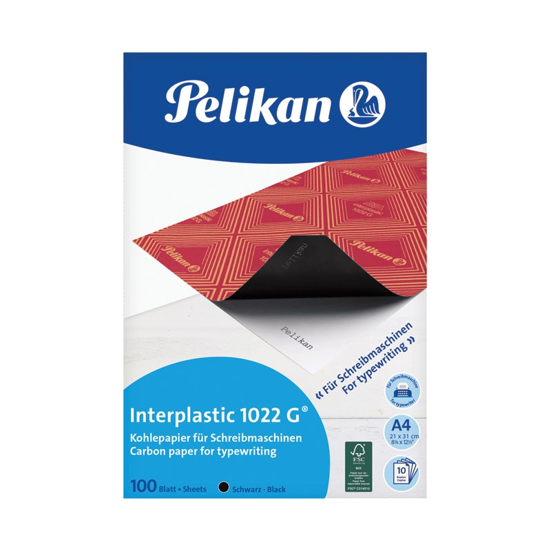 Indigo Mašinski 21x31cm Pk100 1022G Pelikan 404400 Crni