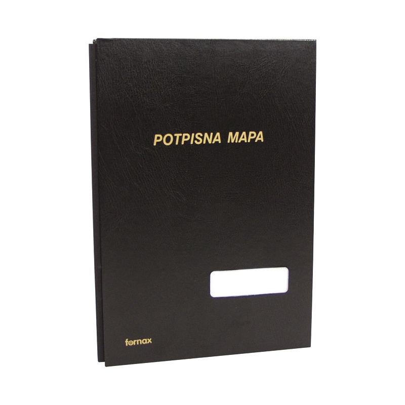Mapa Potpisna S Prozorom 11 Pregrada Fornax 3006 Crna