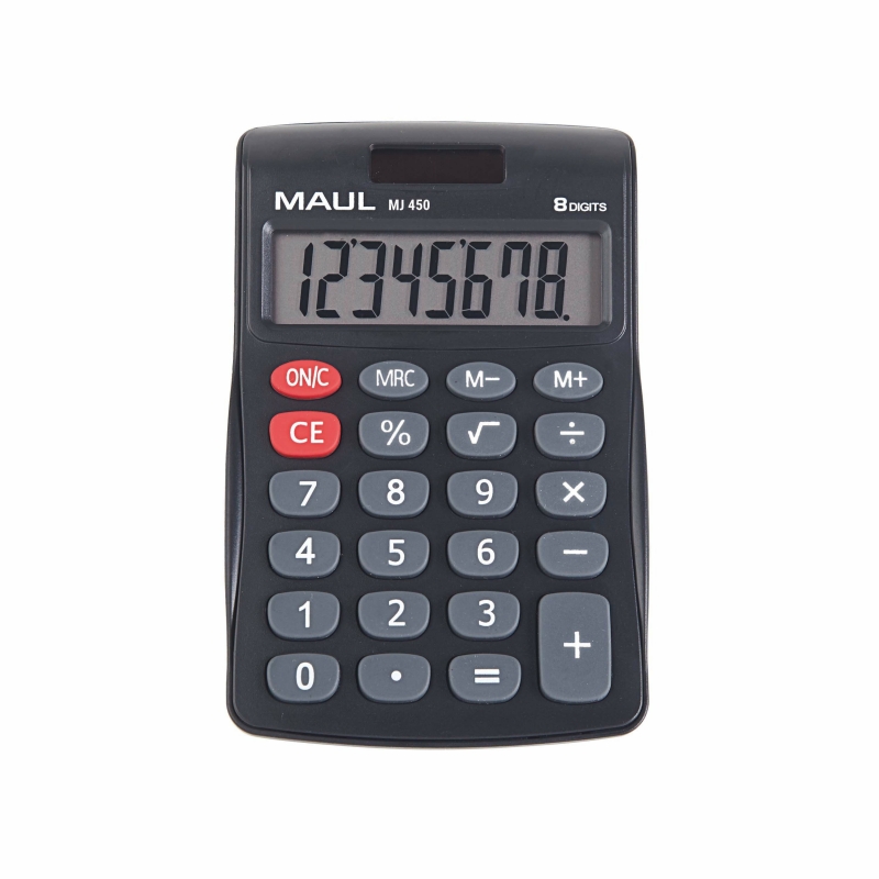 Stoni Kalkulator MAUL MJ 450 Junior, 8 Cifara MAUL Crna