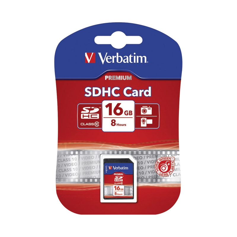 Kartica Memorijska SDHC 16GB (Class 10) Verbatim 43962 Blister
