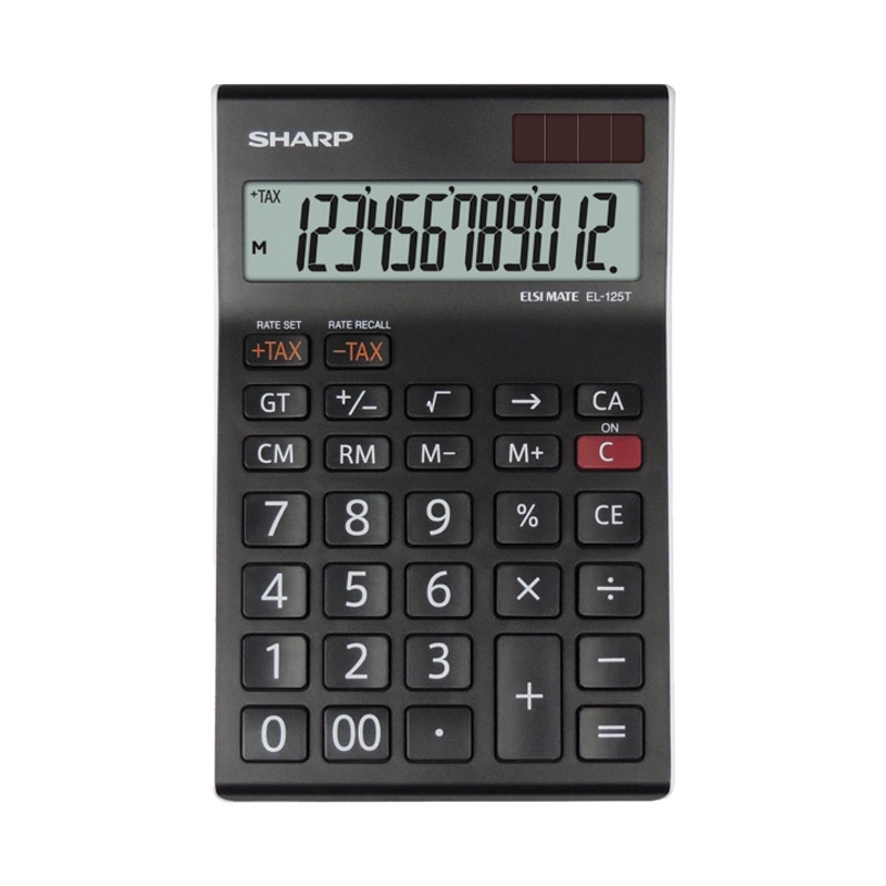 Kalkulator Komercijalni 12 Mesta Sharp EL-125T-WH Crno Beli Blister