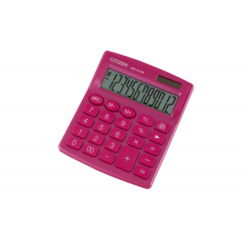 Stoni Kalkulator CITIZEN SDC-812 Color, 12 Cifara Citizen Roze
