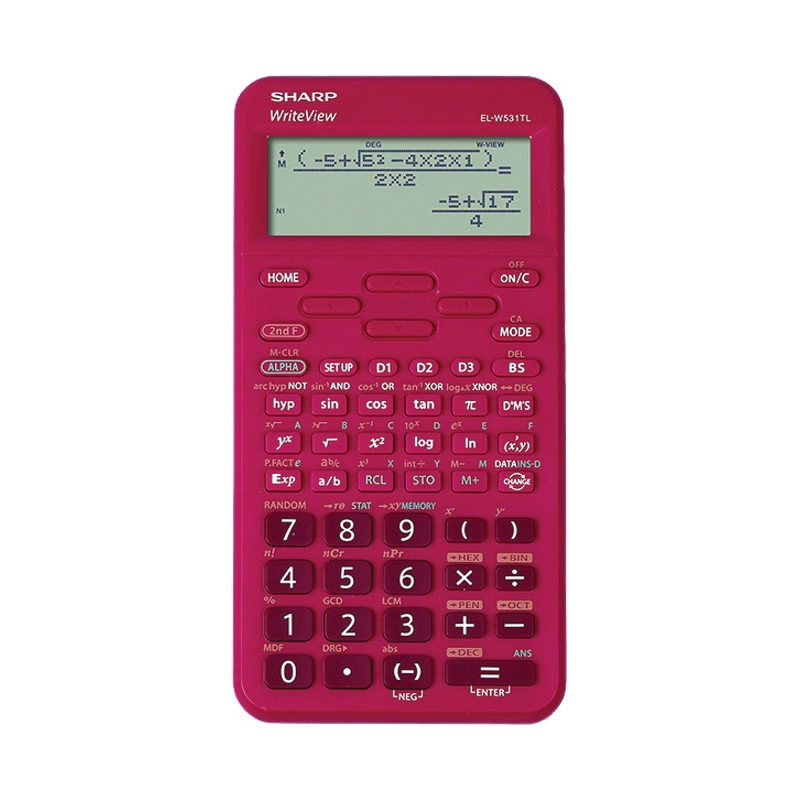 Kalkulator Tehnički 16 Mesta 420 Funkcija Sharp EL-W531TLB-RD Crveni Blister