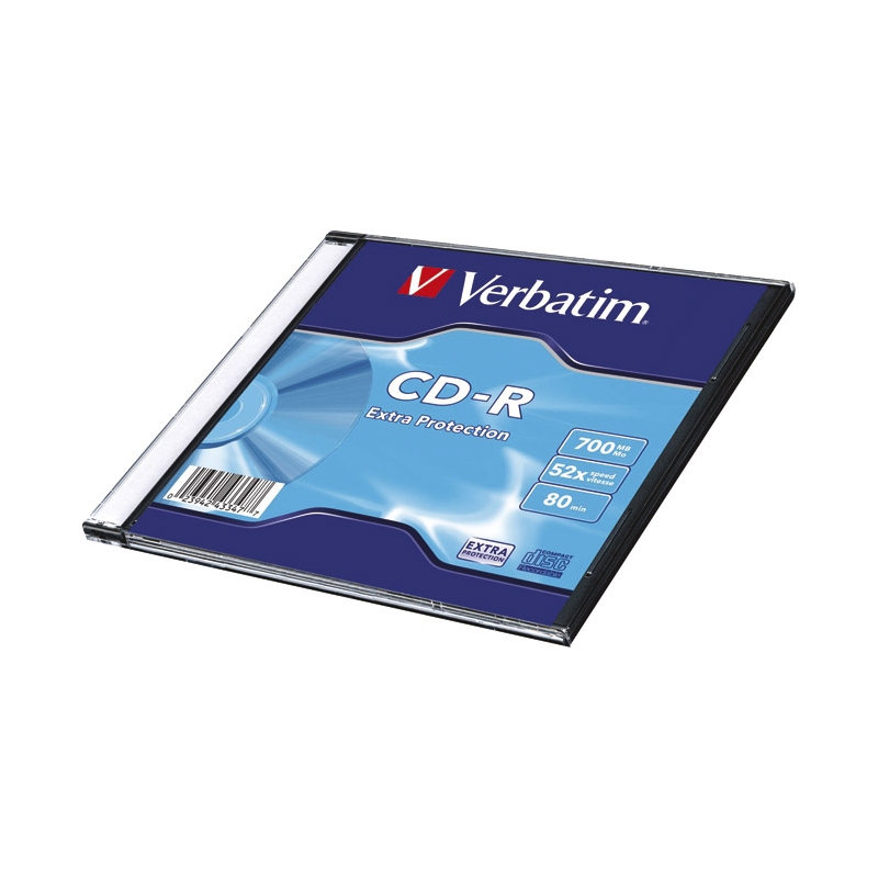 CD-R 700/80 52x Slim Extra Protection Verbatim 43347