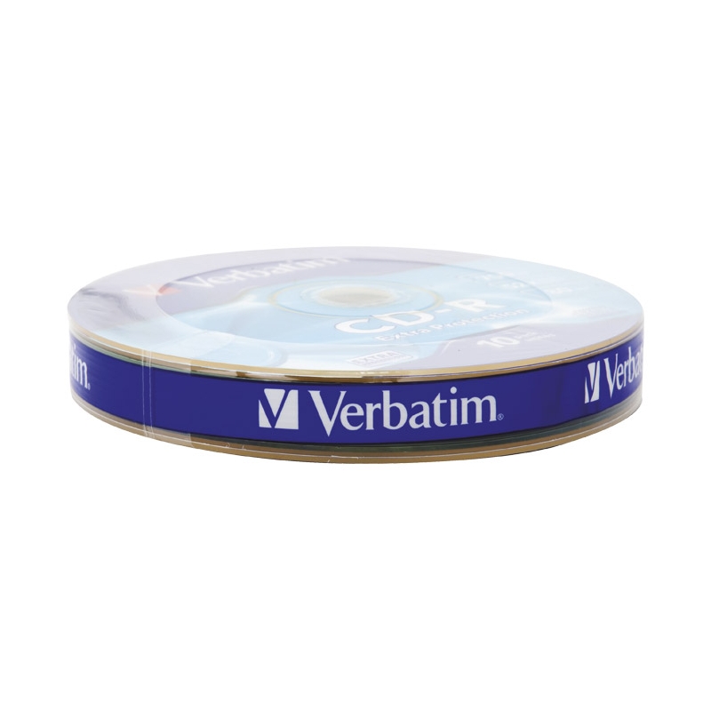 CD-R 700/80 52x Extra Protection Wrap Pk10 Verbatim 43725