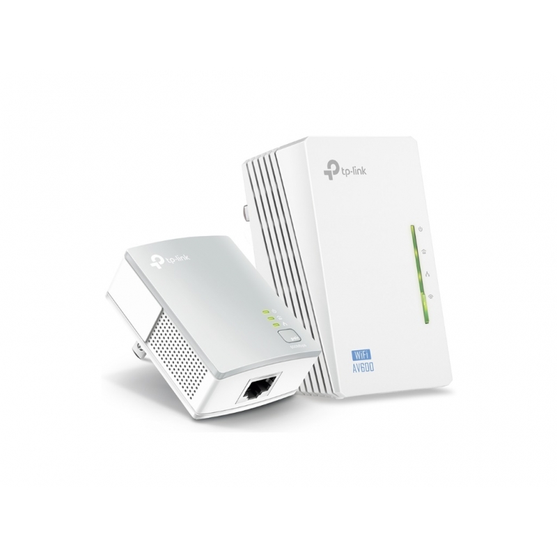 Powerline Adapter TP-LINK TL-WPA4220KIT Wi-Fi/AV600/600Mbps/300Mbps/HomePlug AV/WPA4220-PA4010/300