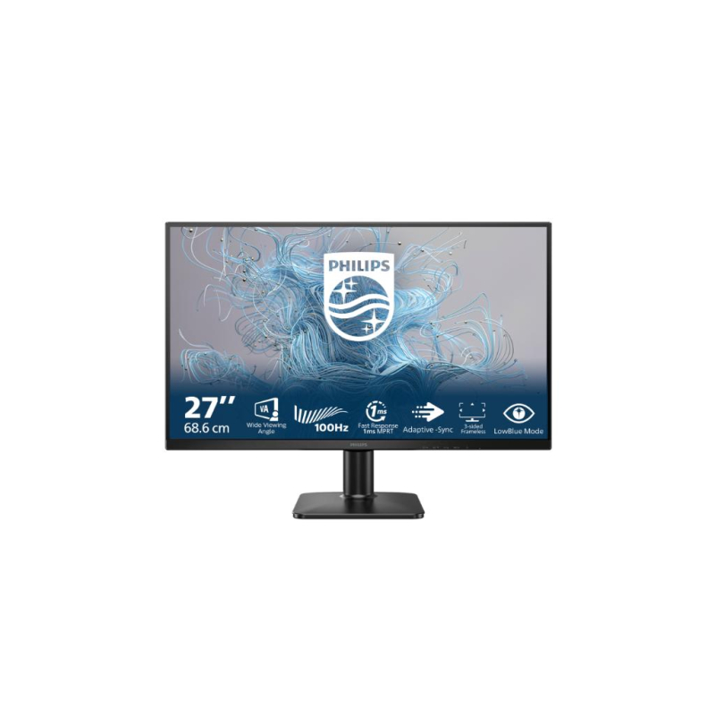 Monitor PHILIPS 27E2N1100L/00 27"/VA/1920x1080/100Hz/1ms MPRT/VGA, HDMI/VESA/Crna
