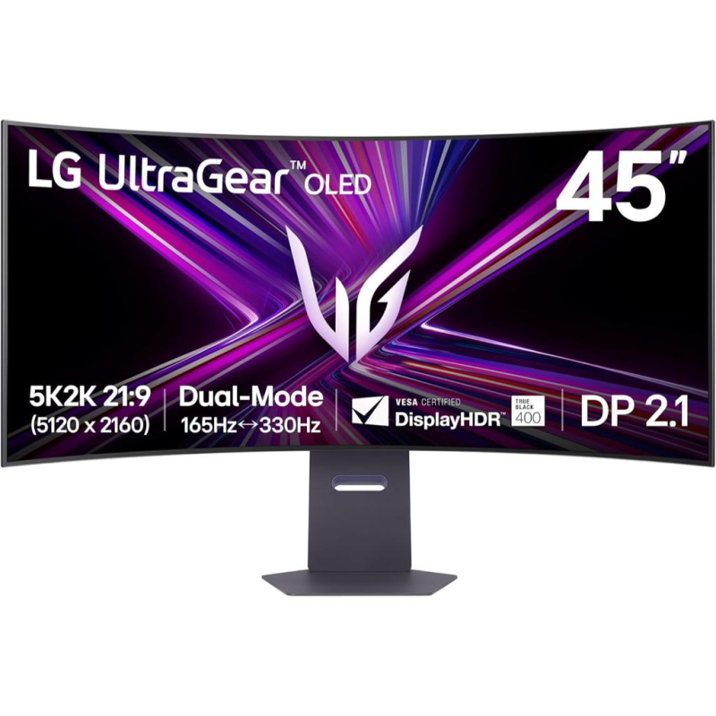 Monitor LG 45GX950A-B 44.5"/OLED/5120x2160/330Hz/0.03ms/HDMI,DP,USB/Adaptive Sync/VESA/Zvucnici/Crna