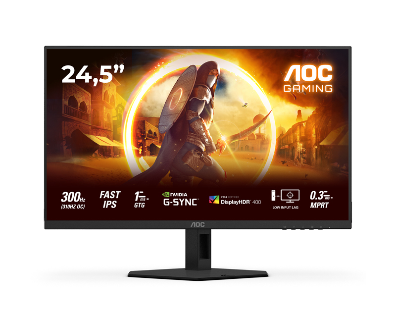 AOC 24.5 inča 25G4SRE FHD 1920x1080 Fast IPS 310 Hz G-Sync gaming monitor