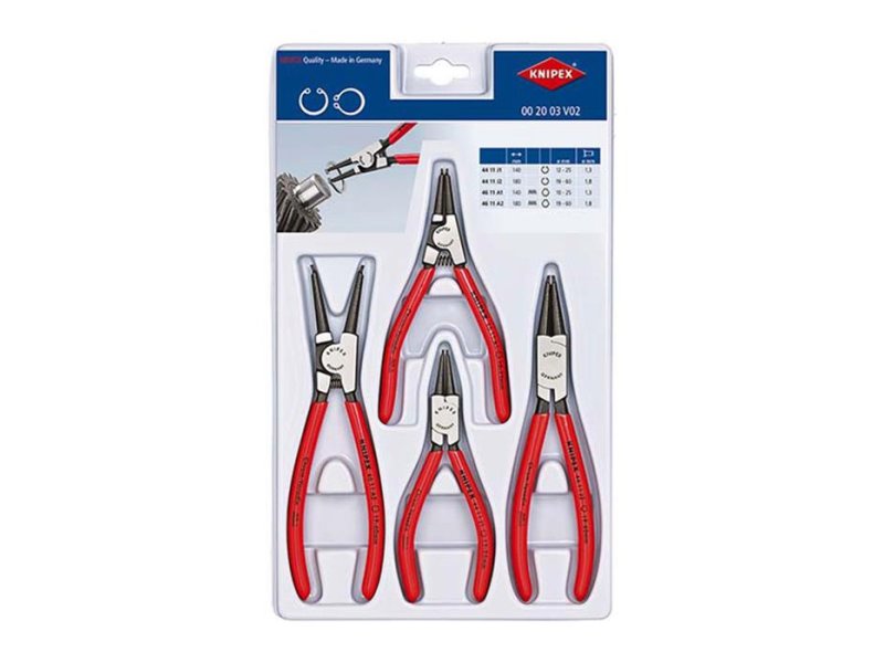 KNIPEX SET KLEŠTA ZA SEGER OSIGURAČE 4/1 – 00 20 03 V02