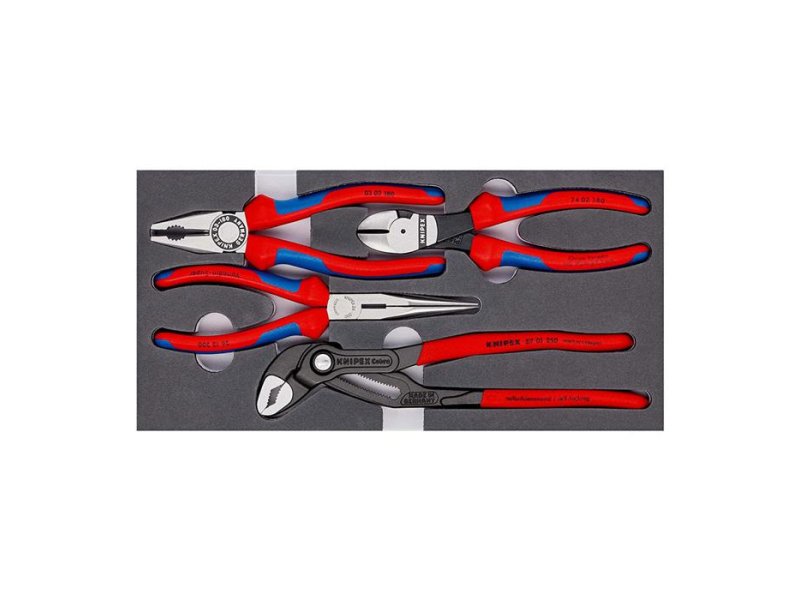 KNIPEX SET KLEŠTA BASIC 4/1 U PENASTOM ULOŠKU – 00 20 01 V15