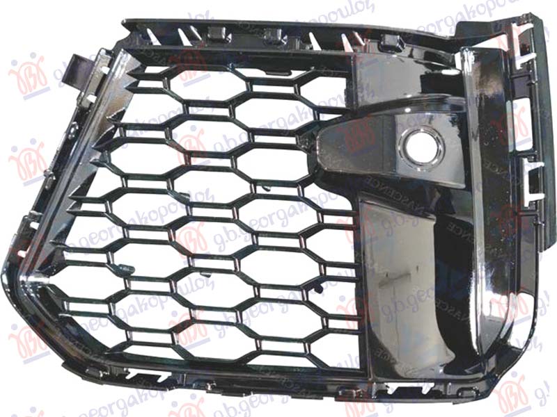 RESETKA PREDNJEG BRANIKA CRNA (M-SPORT & X6M) Leva str. BMW X6 2019-2023 (G06) (OEM: 51118069945)