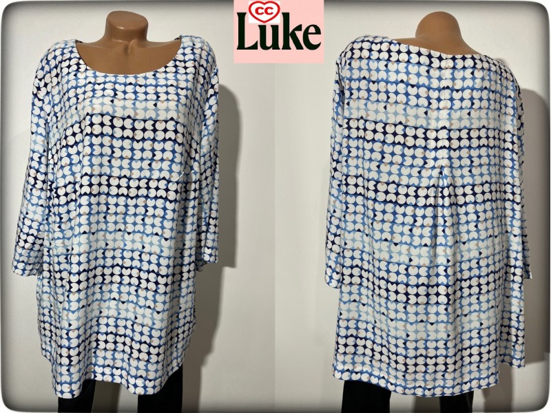 *CC LUKE*Nezna 100% Viskozna tunika*1-NOSENA*54-XXL