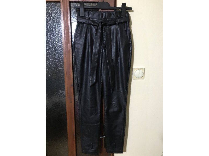 ITALIJANSKE KOZNE PANTALONE -pojas 33cm sa kaisem