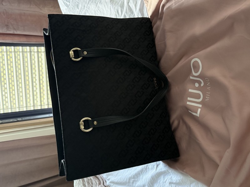 LIU JO Shopping bag with jacquard logo