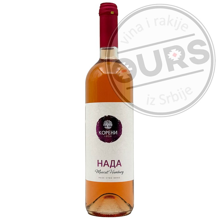 Vinarija Koreni Nada Roze 0,75L