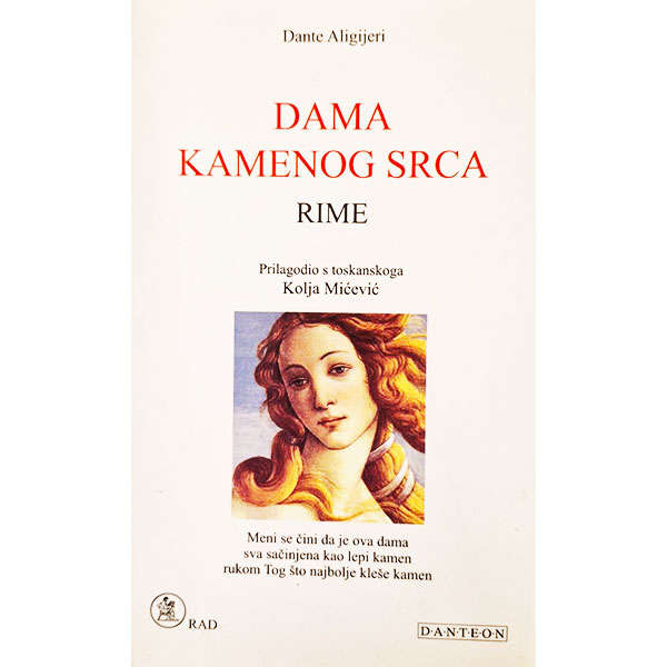Dama kamenog srca – Dante Aligijeri