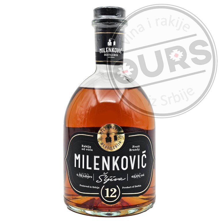 Milenković rakija Šljiva 12yo 0,7L