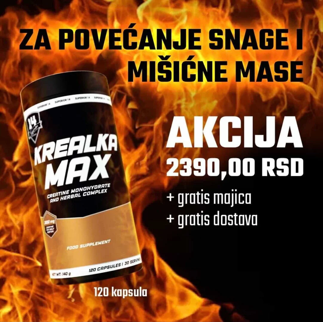 SUPERIOR14 KREALKA MAX + GRATIS MAJICA