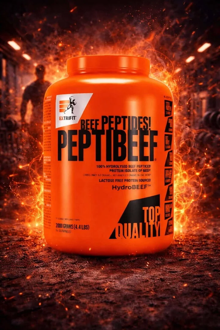 EXTRIFIT Beef Peptides Peptibeef 2kg + GRATIS METALNI SEJKER