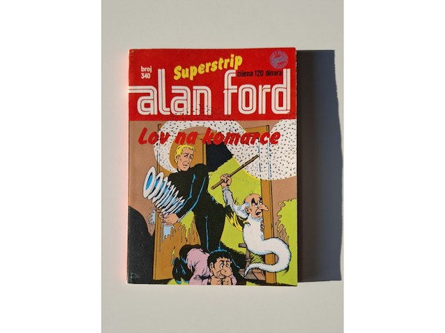 Alan Ford Vjesnik 340 Lov na komarce - odlično očuvan