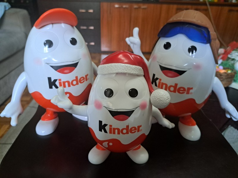 RETKO! Kinder Surprise kasice (3 kom) Kolekcionarsko!