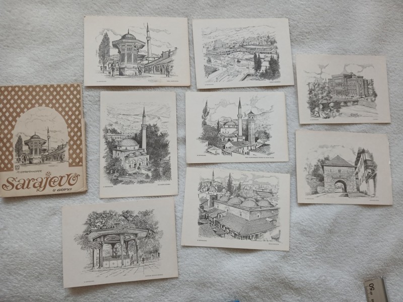 Sarajevo u grafici kolekcija grafika Mirko Gerstenhofer
