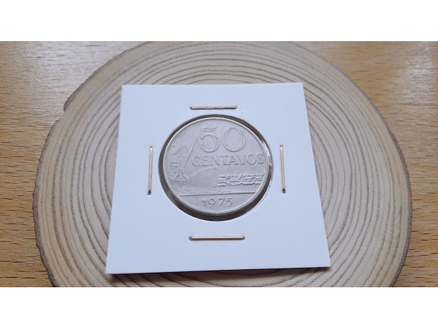 BRAZIL 50 CENTAVOS 1975 GODINA