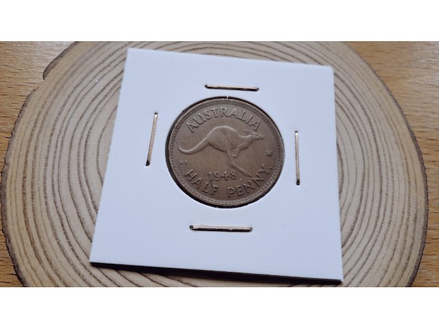 AUSTRALIA HALF PENNY 1948 GODINA