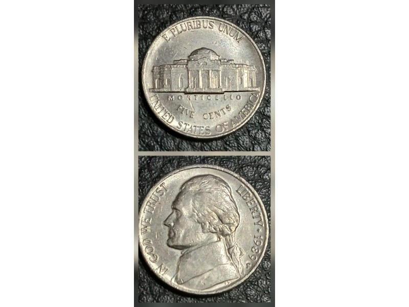 5 CENTS 1989 – Sjedinjene Američke Države