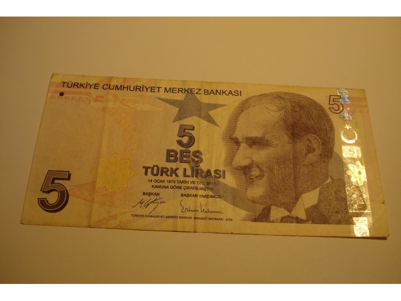TURSKA - 5 LIRA
