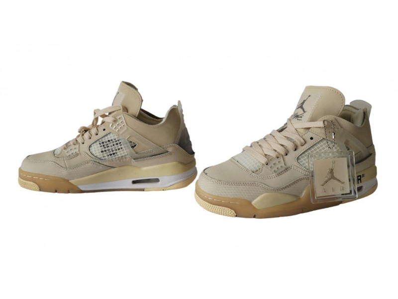 JORDAN RETRO 4 OFF WHITE SAIL - NOVO!! br 44