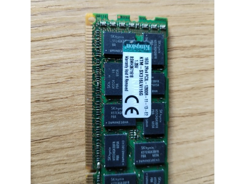 ECC ram memorija KINGSTON 16 gb