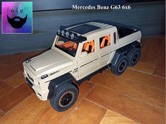 Auto metalni veliki - Mercedes Benz G63 6x6
