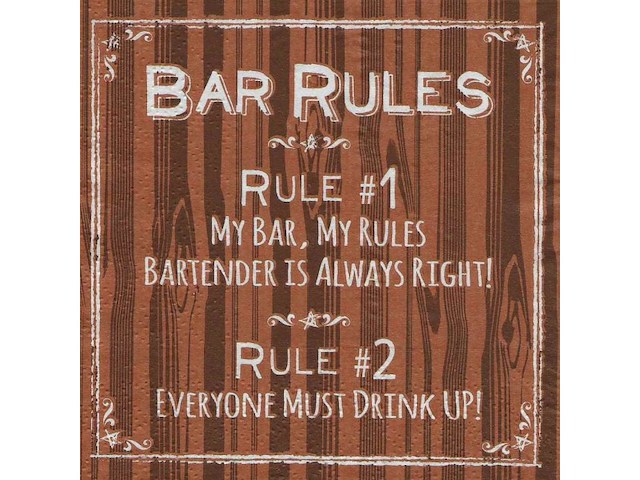 Mala Salveta MS4_072 Bar rules