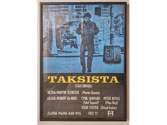 TAKSISTA - FILMSKI PLAKAT
